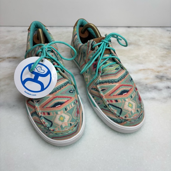 Hooey By Twisted X | Shoes | New Hooey By Twisted X Aztec Design Canvas ...
